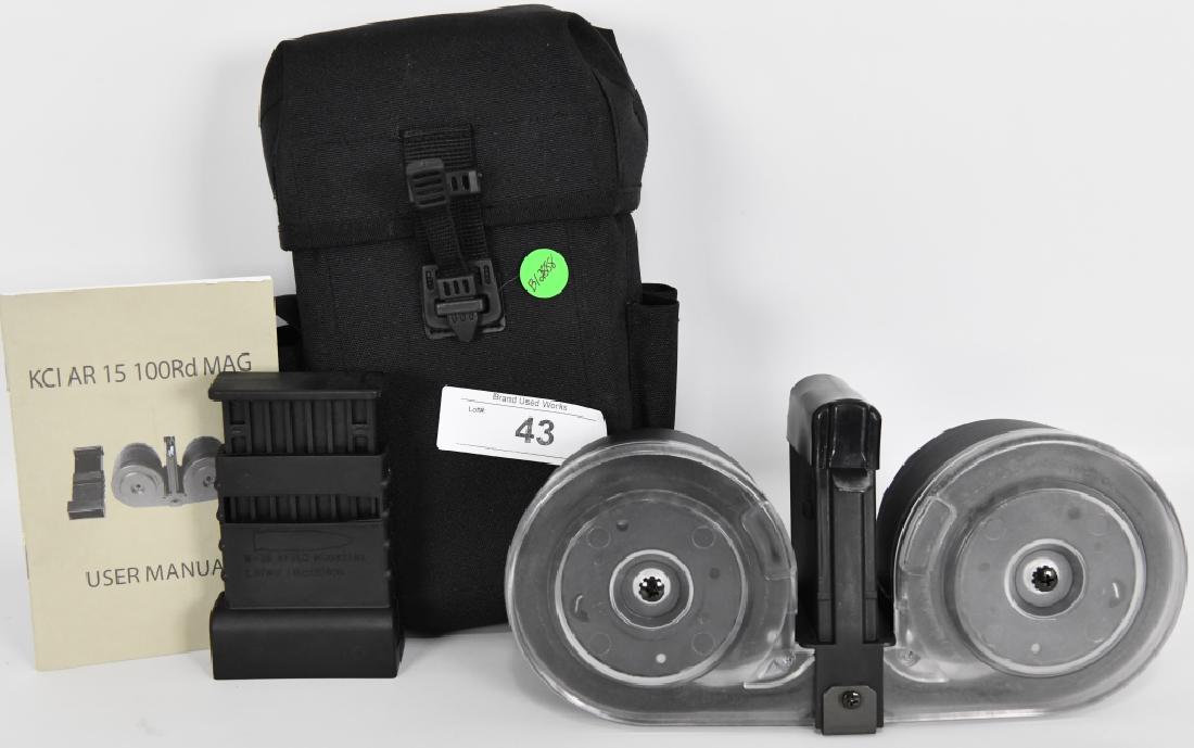 KCI AR 15 100 RD Drum Mag & Speed Loader - Aug 17, 2019 | Brand Used ...