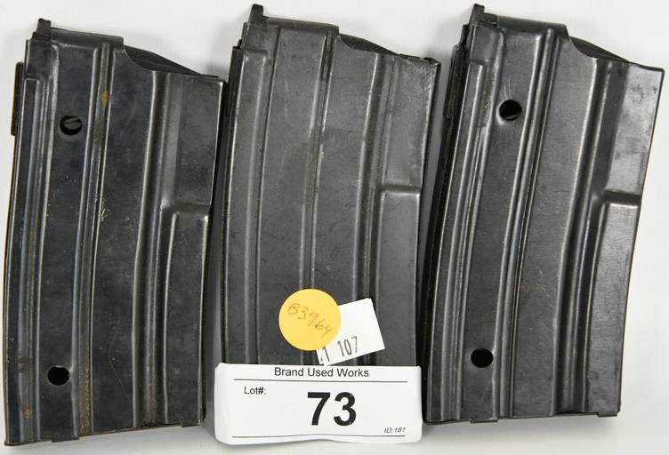(3) Ruger Mini 14 .223 30 Rd Magazines
