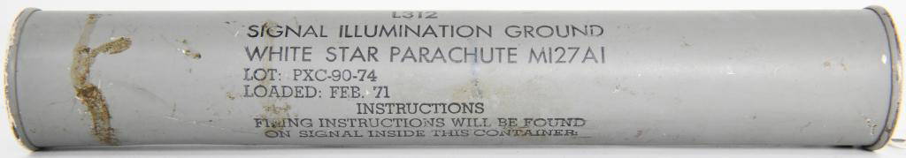 Live M127a1 White Star Parachute Flare