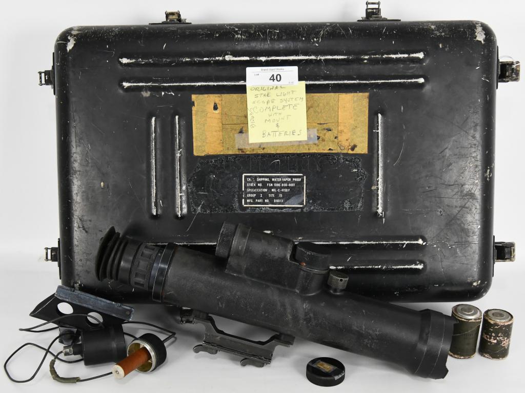 Original Starlight Scope system complete w/mount - Nov 23, 2019 | Brand ...