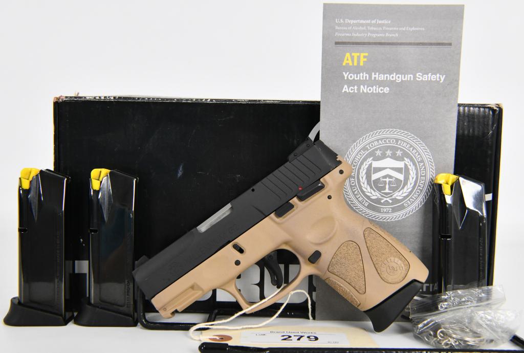 For Auction: Taurus PT-111 Millenium Pro G2 Pistol 9mm (#279) on Nov 23 ...