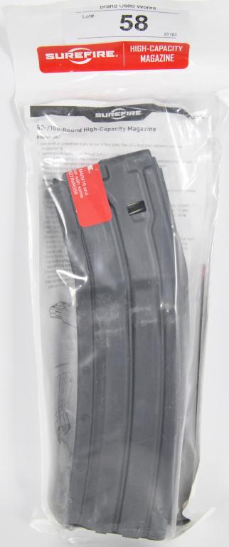 SUREFIRE 60 Round Metal High Capacity Magazine - Dec 07, 2019 | Brand ...