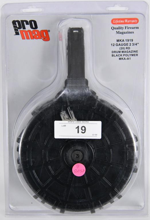 ProMag MKA 1919 12 Gauge 2 3/4" 20 Round Drum Mag - Jan 18, 2020 ...