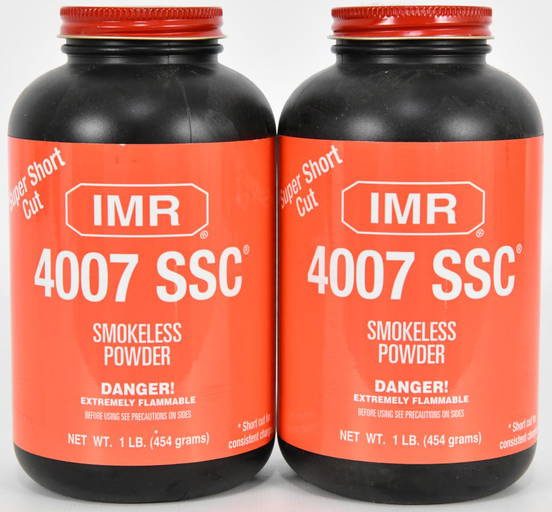 Lot Of 2 New Bottles Imr 4007 Ssc Smokeless Powder