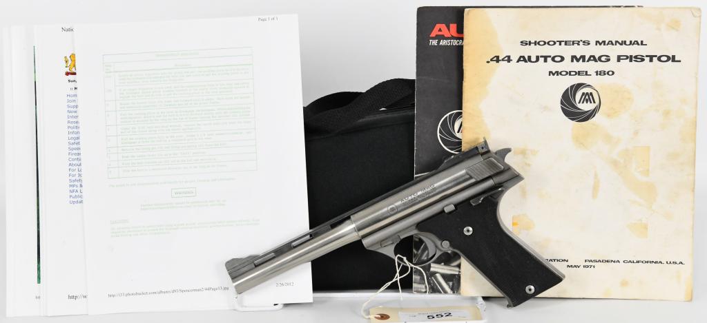 Amt Automag Model 180 .44 Amp Pasadena Original