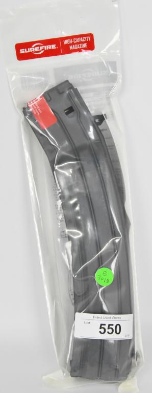For Auction: SUREFIRE 100 Round Metal High Capacity Magazine (#0550) on ...