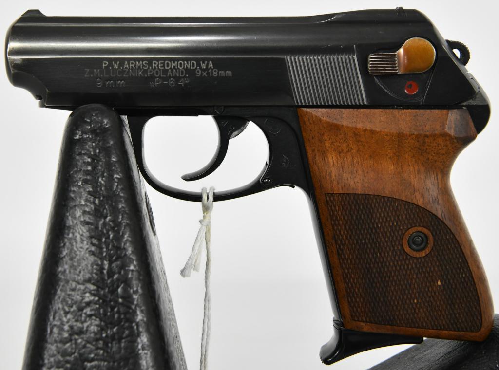 Polish P64 Semi Auto Pistol 9x18mm Makarov - May 16, 2020 | Brand Used ...