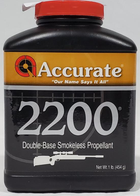 1 Accurate 2200 Double Base Smokeless Prope 1lb - May 16, 2020 | Brand ...