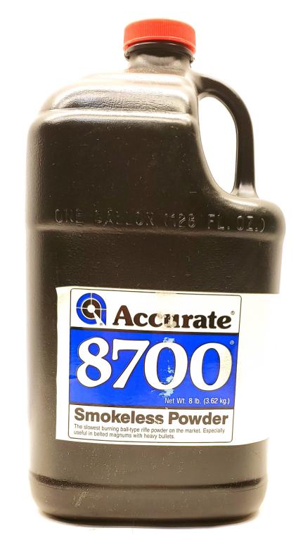8lbs Of Accurate 8700 Reloading Gun Powder