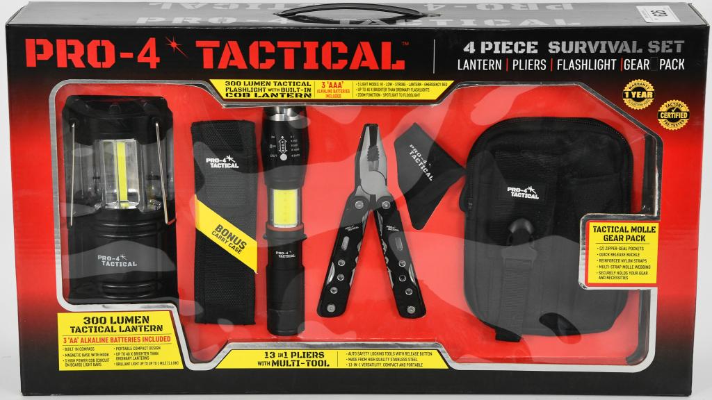 New In Package Pro-4 Tactical Survival Set, 4 - Dec 06, 2020 | Brand ...