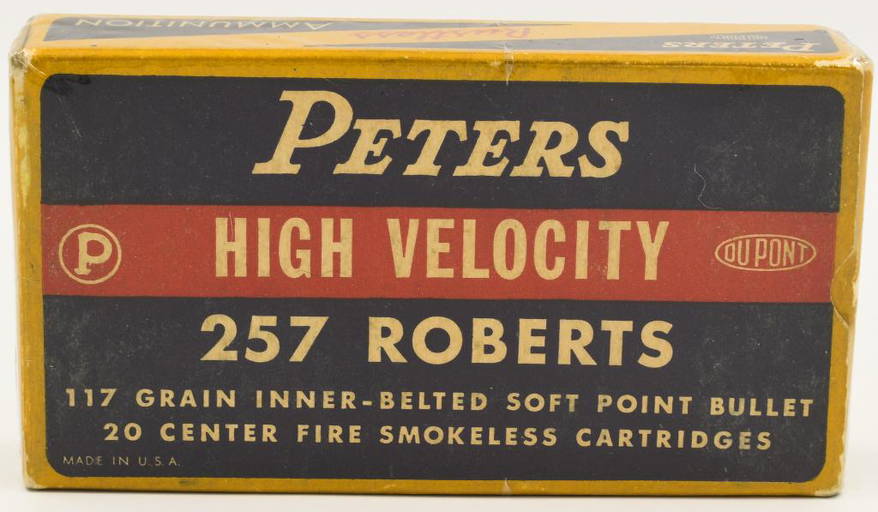 Collectors Box Of 20 Rds Peters .257 Roberts Ammo