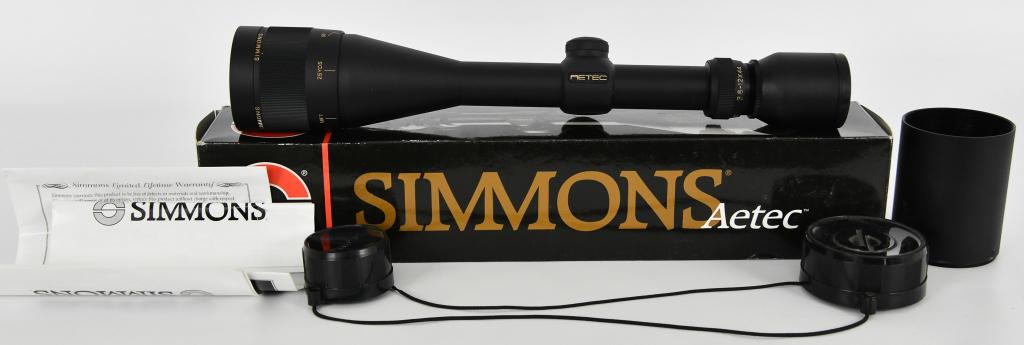 Simmons Aetec Riflescope 3.8-12X44 WA/AO - Jan 16, 2021 | Brand Used ...