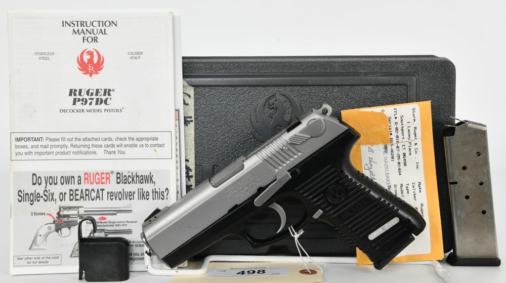 Ruger P97 Dc Semi Auto Pistol .45 Acp