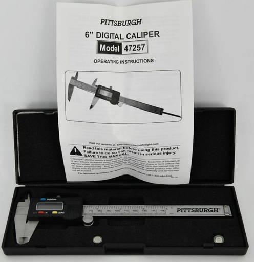 Pittsburgh 6" Digital Caliper Model 47257