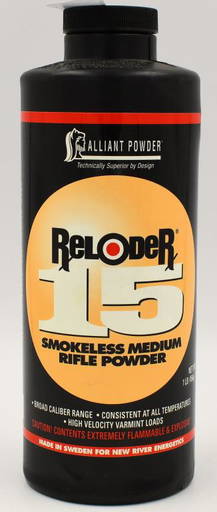 1 Lb Alliant Reloder 15 Smokeless Rifle Powder