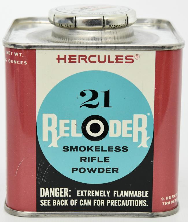 Hercules 21 Reloader smokeless Rifle Powder (#0105) on Jul 24, 2021 ...