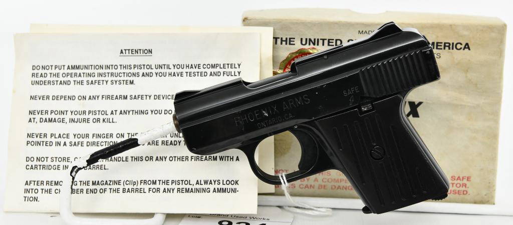 Phoenix Arms Raven 25 Semi Auto Pistol .25 Acp