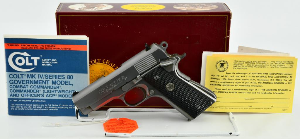 Colt Commanding Officer MK IV 80 Series 1911 (#0249) on Mar 26, 2022 ...