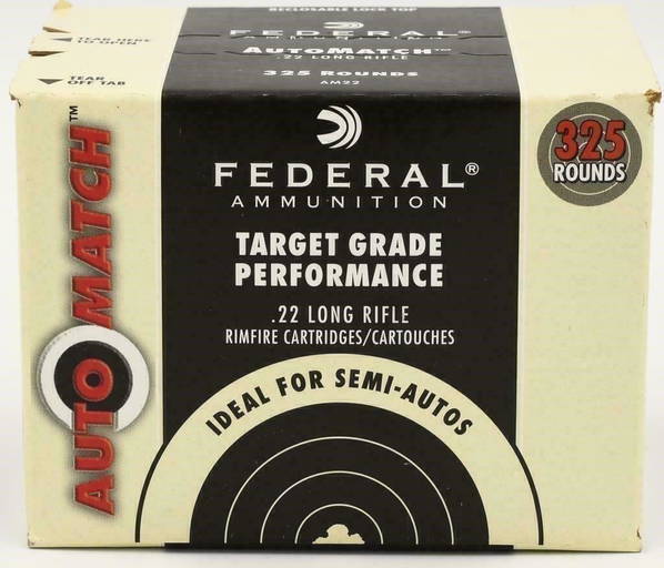 325 Rounds Of Federal Target Grade .22 LR Ammo (#0376) on Mar 26, 2022 ...
