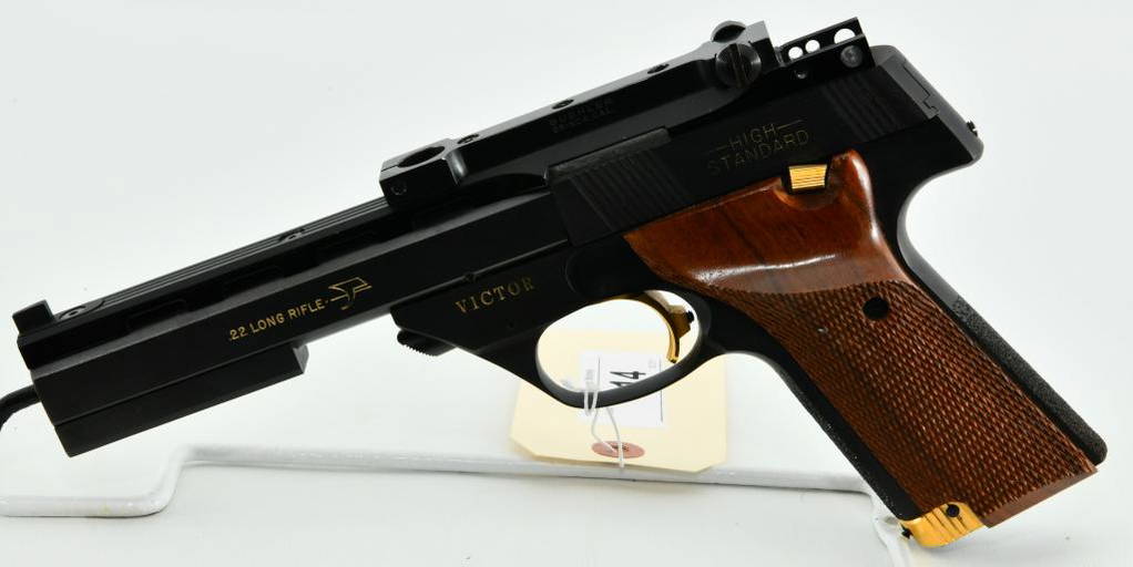High Standard Victor Model Semi-Auto Target Pistol - Mar 26, 2022 ...