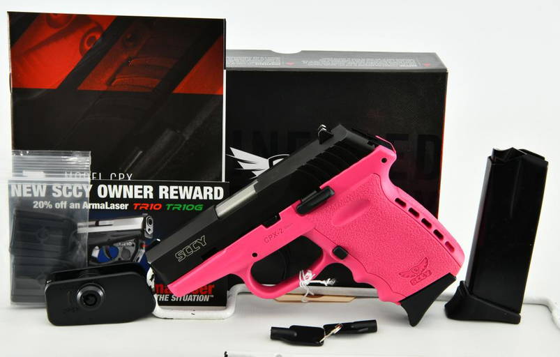 Brand New Sccy Cpx 2 Semi Auto Pistol 9mm Pink