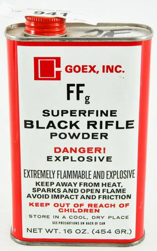 1 Lb Of Goex FFg Superfine Black Rifle Powder (#0941) on May 29, 2022 ...