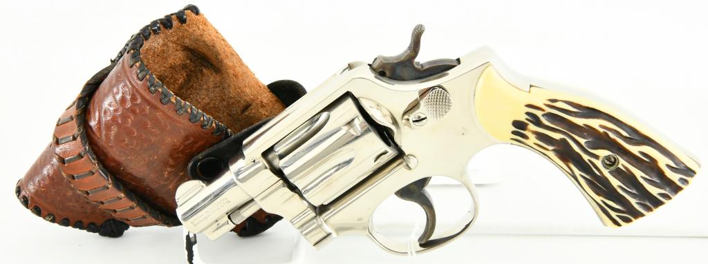 Smith & Wesson Pre Model 10 Nickel .38 Revolver