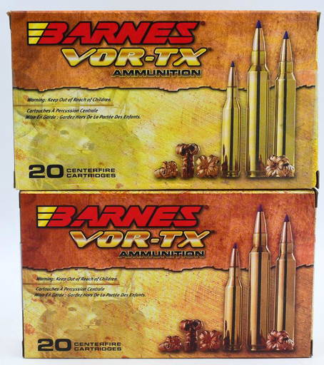 40 Rounds Of Barnes Vor Tx .300 Wby Ammunition