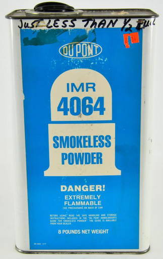 Dupont IMR 4064 Smokeless Powder 1/2 full - Nov 19, 2022 | Brand Used ...