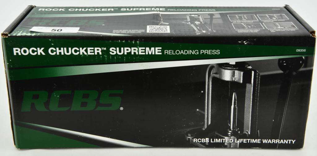 NEW RCBS Rock Chucker Single Stage Reloading Press (#0050) on Jan 14 ...