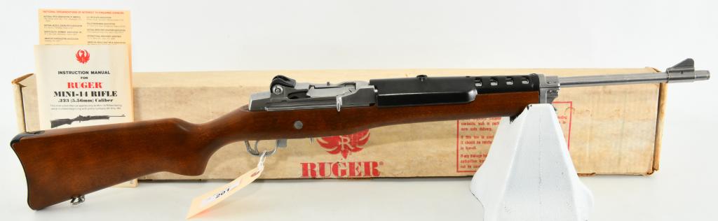 NEW Ruger Mini-14 Semi Auto Ranch Rifle .223 (#0201) on Jan 14, 2023 ...