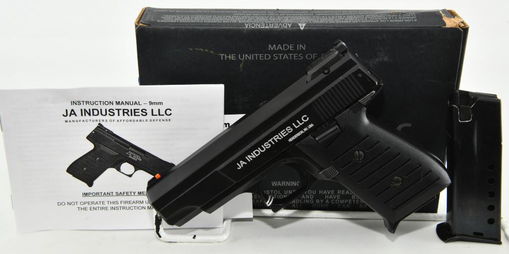NEW JA Industries JA-Nine Semi Auto Pistol 9MM (#0534) on Jan 14, 2023 ...