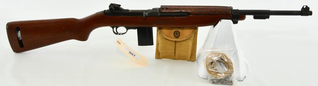 Inland Marked M1 Carbine Semi Auto Rifle .30 Carb (#0987) on Feb 12 ...