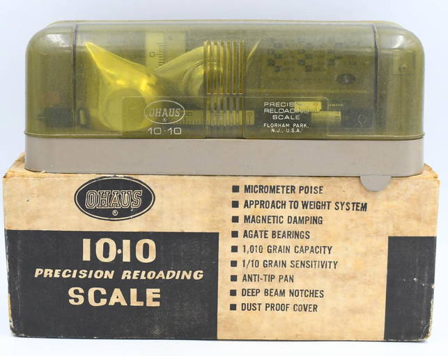 Vtg Ohaus 10*10 Precision Reloading Scale In Box