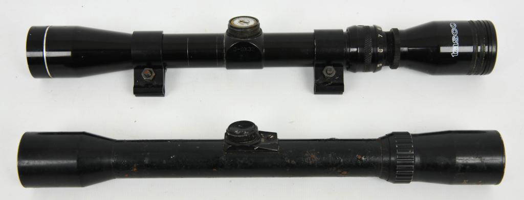 (2) Rifles Scopes 3 9x32 Tasco & Japan Monoscope
