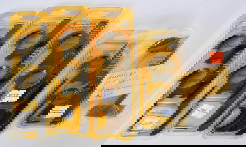 4 New Sets Of Burris Scope Rings & 1 Redfield