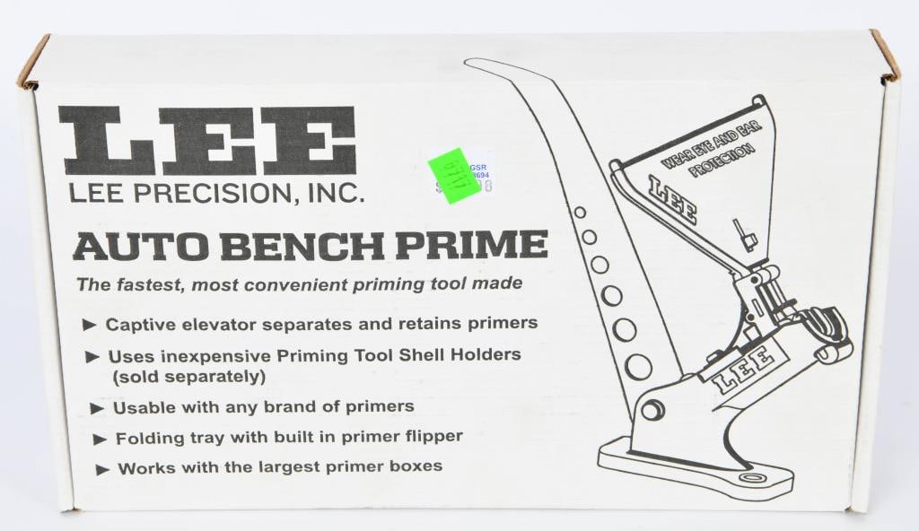 New In The Box Lee Precision Auto Bench Prime Kit Auction