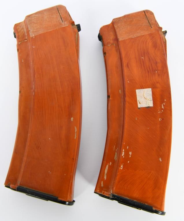 2 30 Round Russian Bakelite Ak-47 Magazines Auction