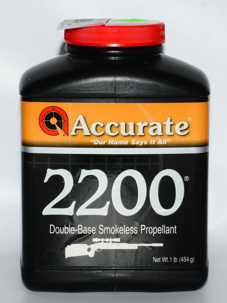 1 Lb Container Of Accurate 2200 Rifle Gun Powder