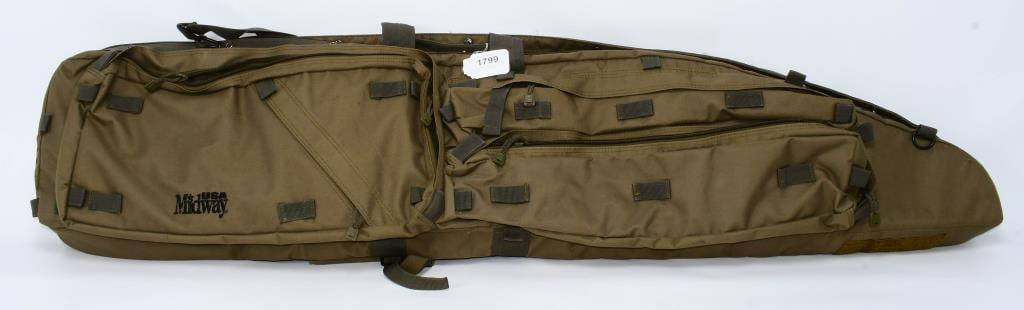 Midway Od Green Tactical Soft Padded Rifle Case Auction