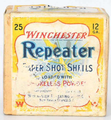 Rare 25 Rd Collector Box Winchester Repeater 12 Ga