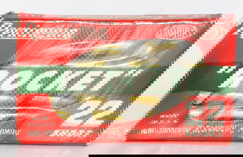 Rare Collector Box Of Remington .22 Short Rocket