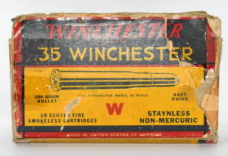 18 Rounds Of Winchester .35 Win Ammunition
