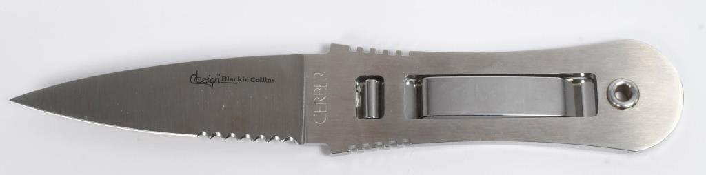 1985 Gerber Blackie Collins Italy Dagger Knife &sh Auction
