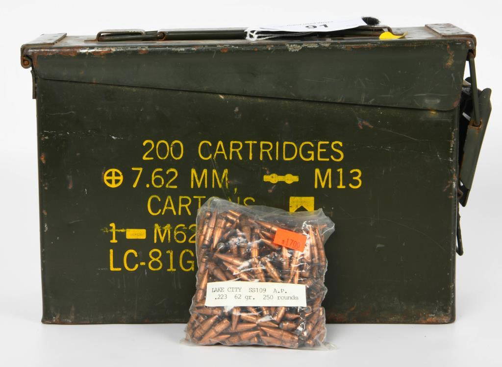 3500 Ct Lake City Ss109 Ap .223 62 Gr Bullets Auction