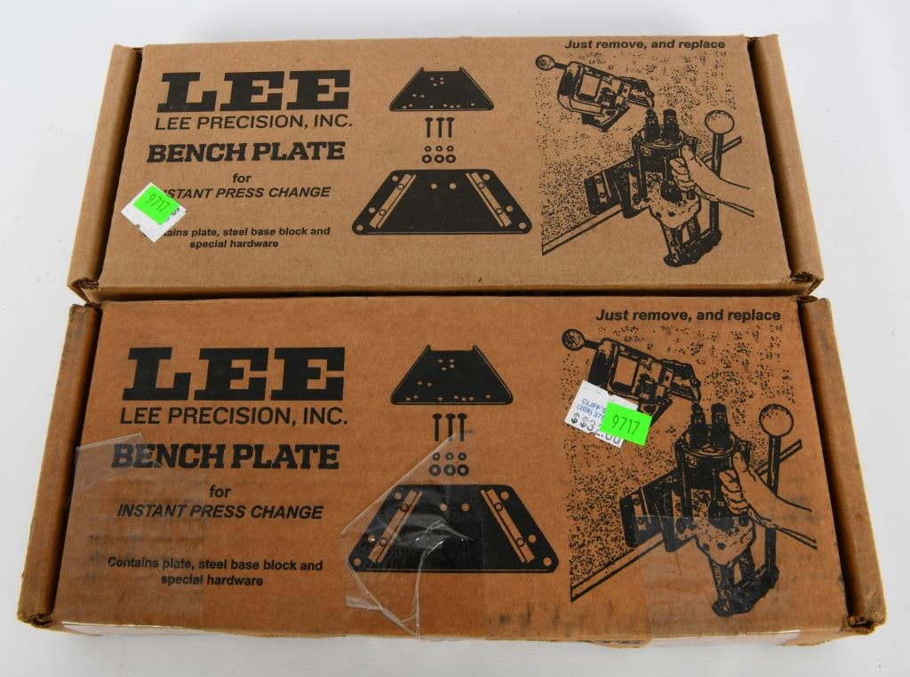 (2) New Lee Precision Bench Plate #90251 Auction