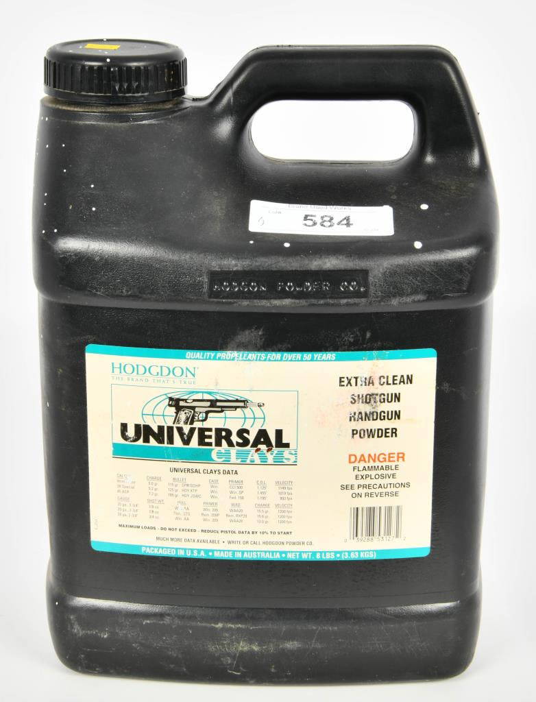 6 Lbs Of Hodgdon Universal Gunpowder Auction
