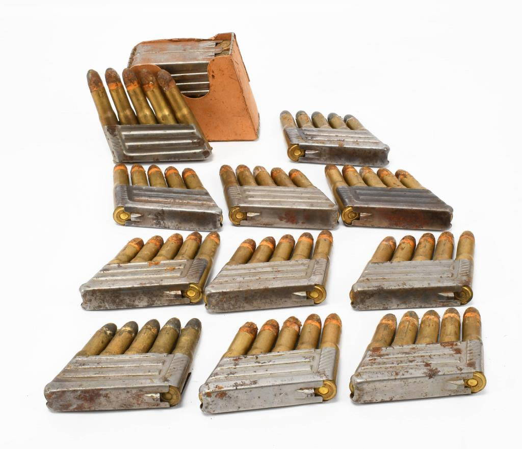 65 Rds Of 11mm Austrian Mannlicher Ammunition Auction