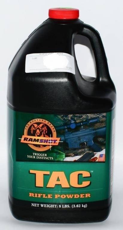 4.5 Lbs Of Ramshot Tac Rifle Gun Powder Auction