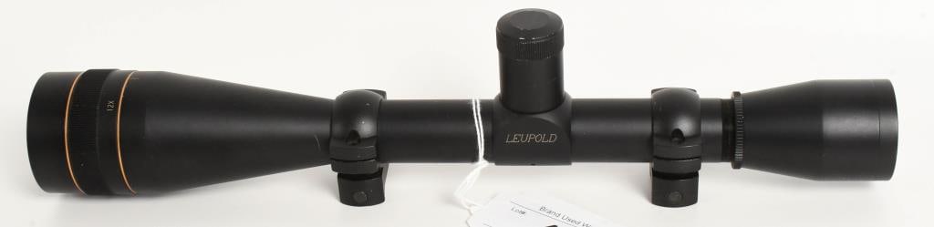 Leupold 12x Matte Black Riflescope
